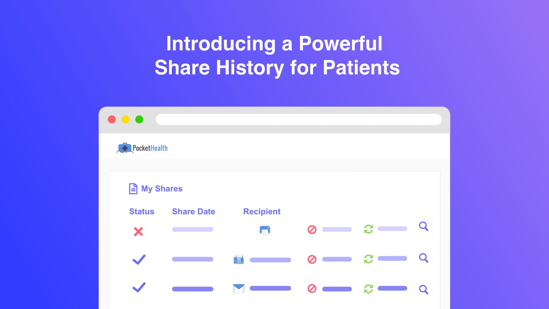 Robust Share History Empowers Patients to Instant Audit, Revoke or ...